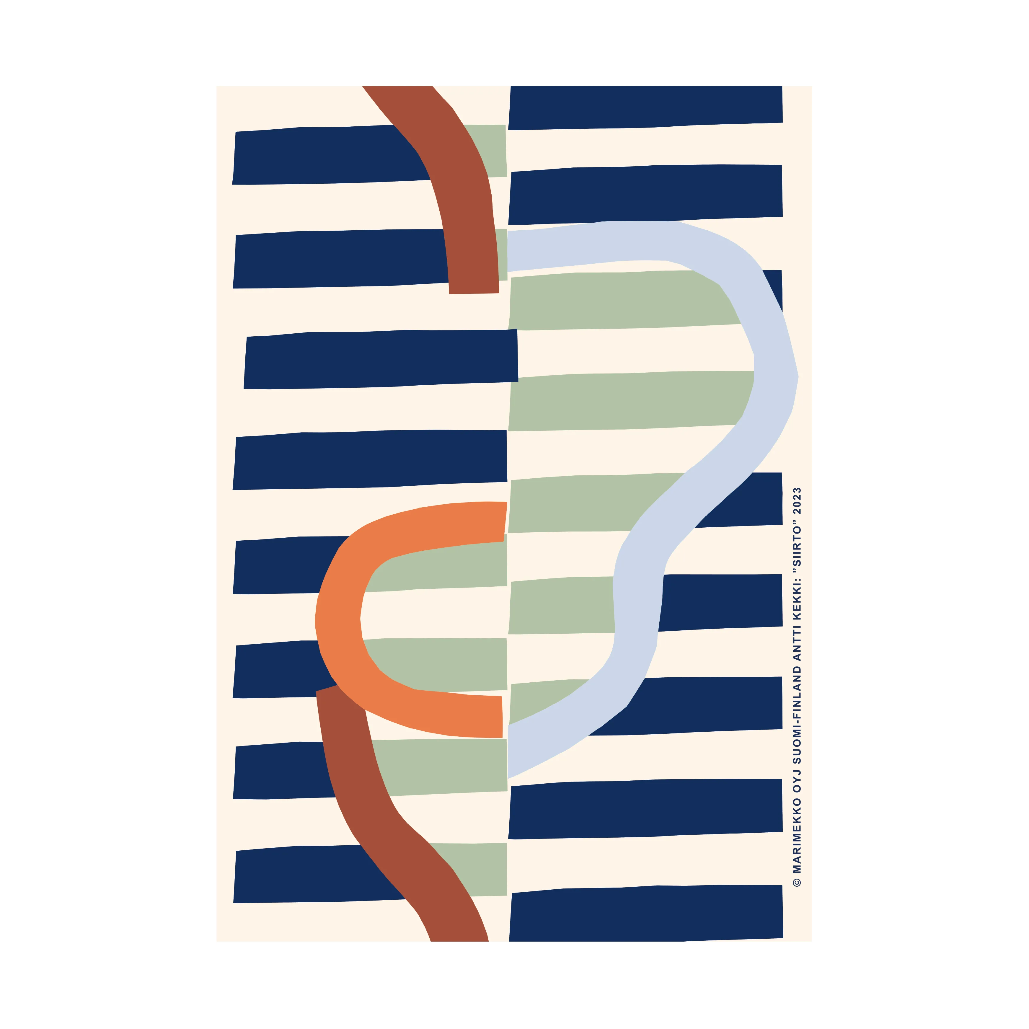 Affiche Siirto 50x70 cm de Marimekko - NordicNest.fr